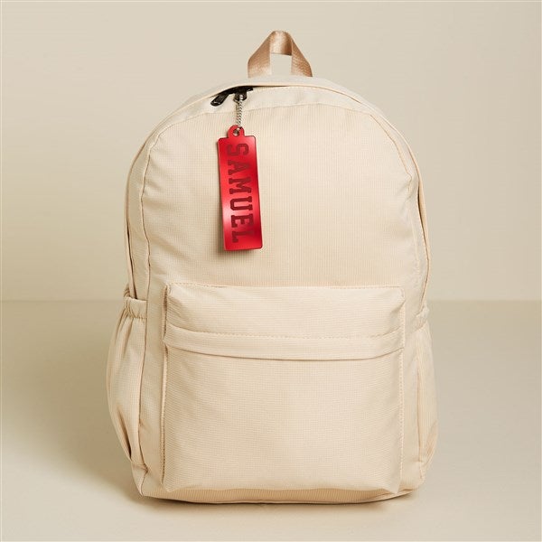 Classic Style Personalized Acrylic Backpack Tag