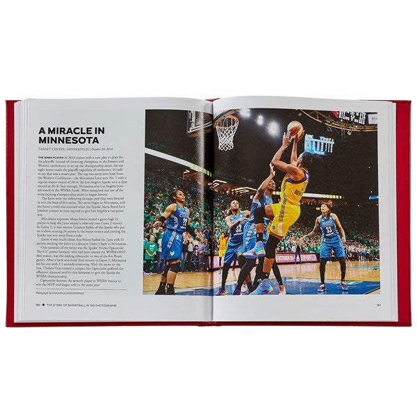 Sports Illustrated: The Story of Basketball Personalized Leather Book