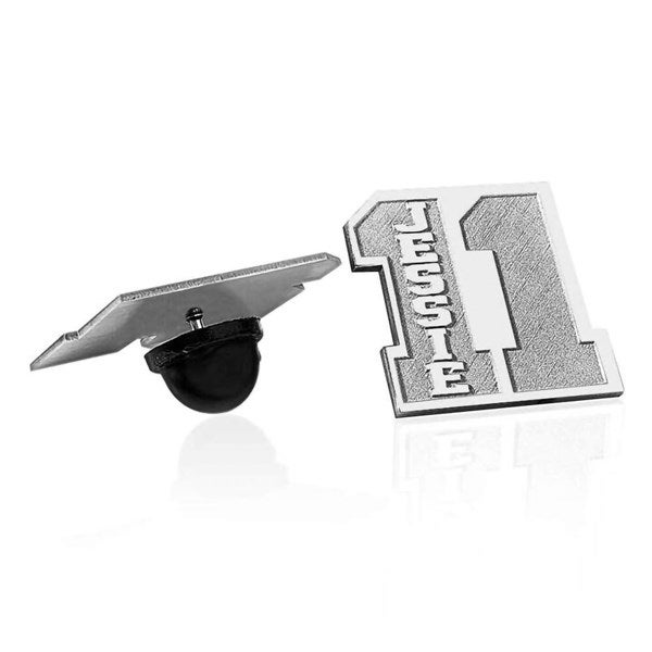Personalized Sports Name & Number Pin