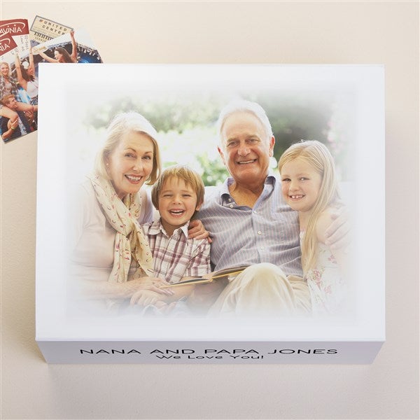 Personalized Photo Keepsake Memory Box - 12x15