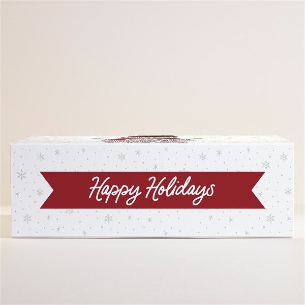 Snowman Repeating Name Personalized Christmas Keepsake Boxes
