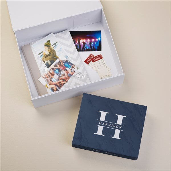 Lavish Last Name Personalized Keepsake Memory Box