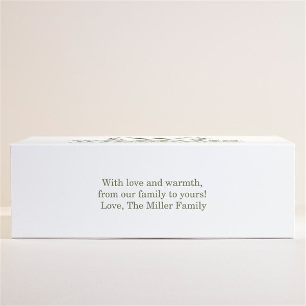 Laurel Wreath Personalized Keepsake Memory Box-12x15