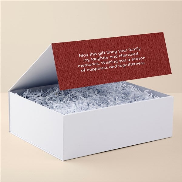 Seasonally Script Personalized Keepsake Memory Box