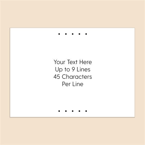 Write Your Own Personalized Flat Card