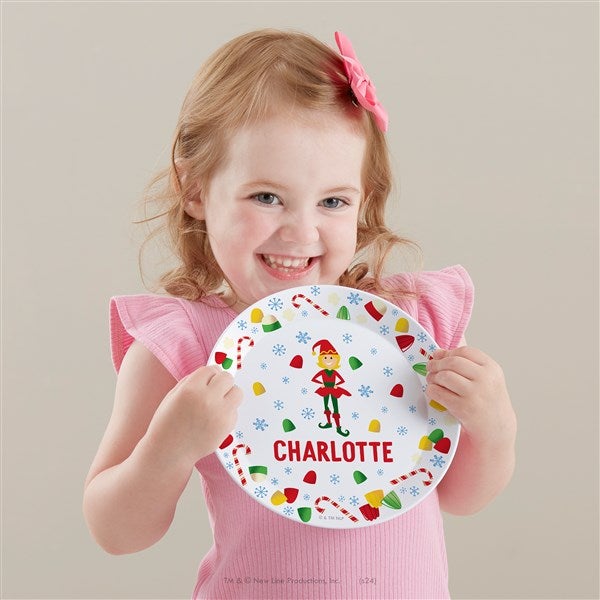 Elf the Movie Personalized Kids Christmas Plate