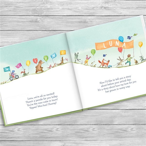 New Cutie in Town Personalized Baby Book