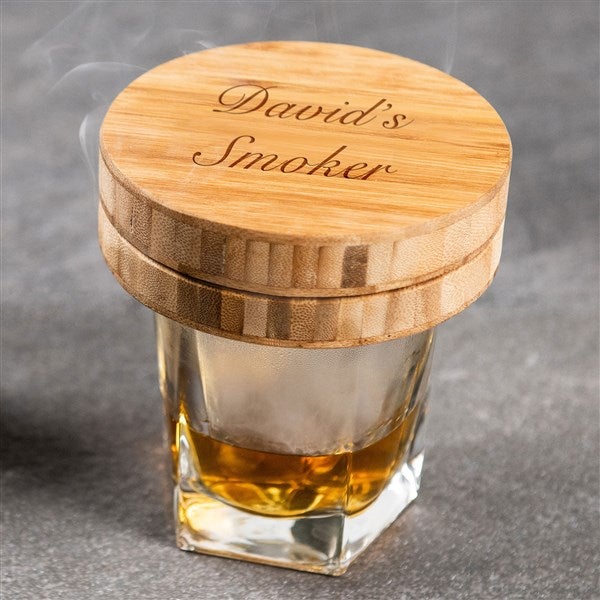 Personalized Cocktail Smoker With Torch - Custom Text