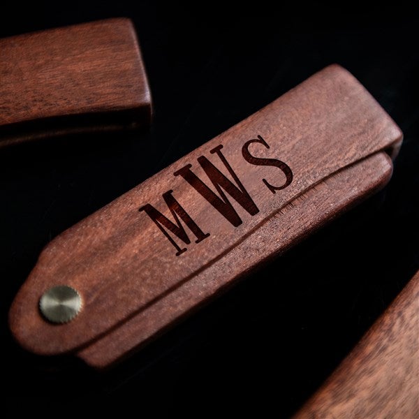 Personalized Folding Beard Comb-Monogram