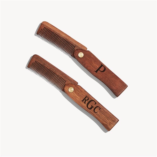 Personalized Folding Beard Comb