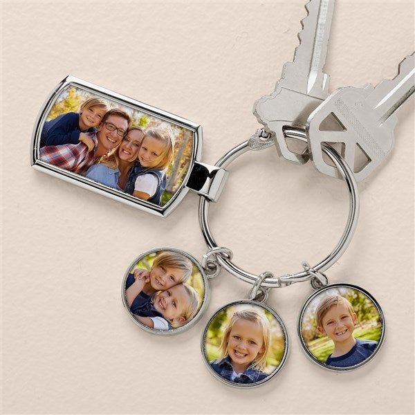 Favorite Memories Personalized Photo Keychain - Rectangle