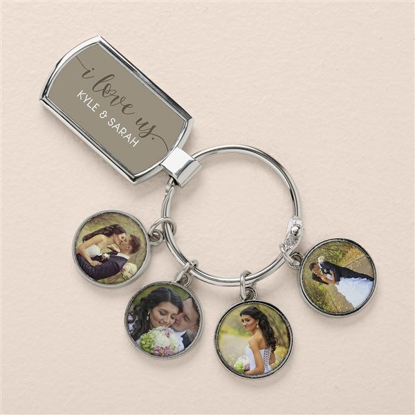 I Love Us Personalized Photo Charms