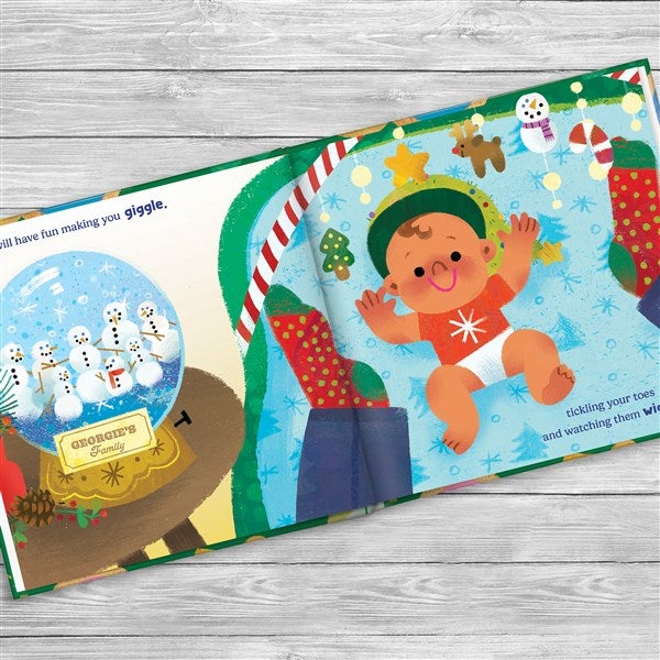 Personalized Baby's First Christmas Book