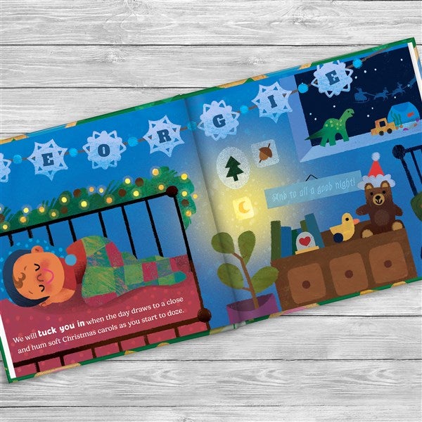 Personalized Baby's First Christmas Book