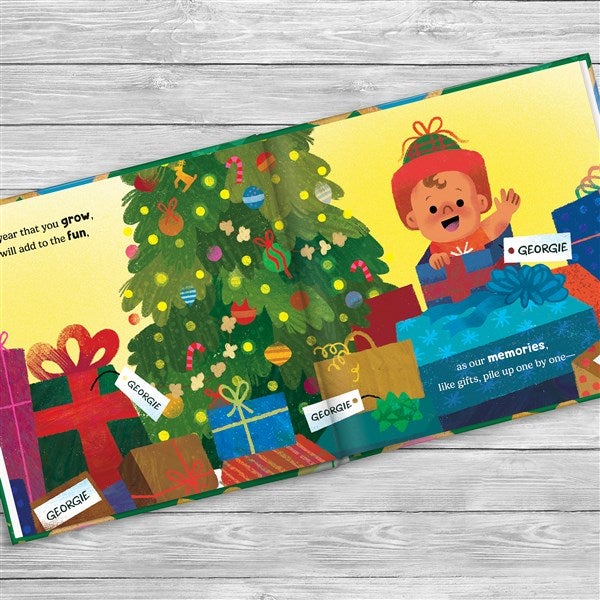 Personalized Baby's First Christmas Book