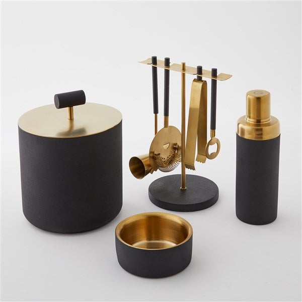Encalmo Black & Gold Ice Bucket
