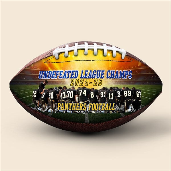 Personalized Photo Football - Burst