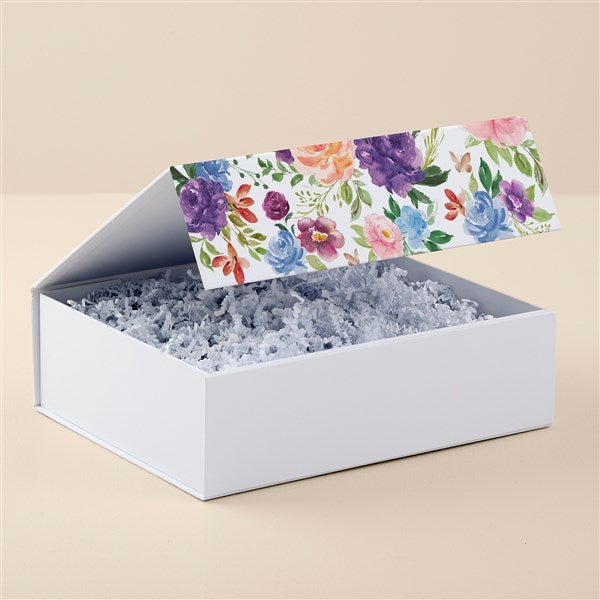 Forever Floral Personalized Keepsake Memory Box