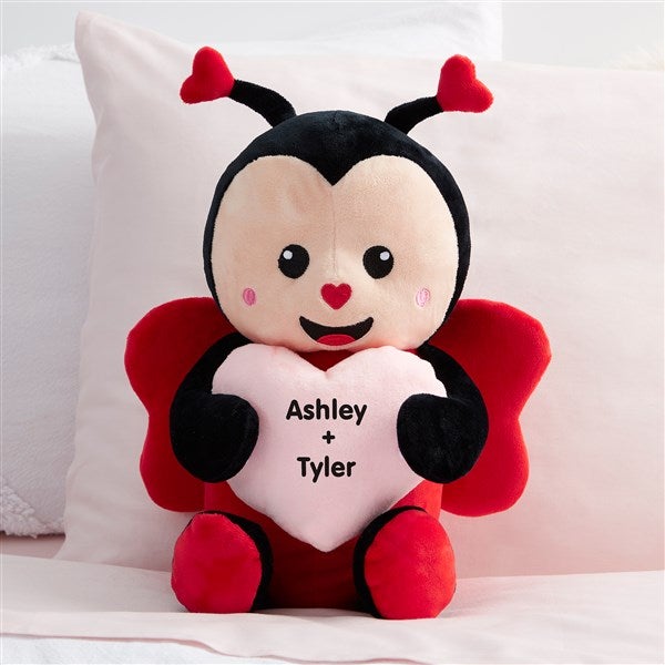 Romantic Personalized Love Bug with Pink Heart
