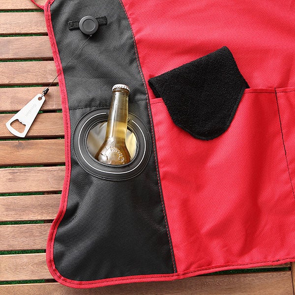 Personalized Four Piece BBQ Grill Apron Set