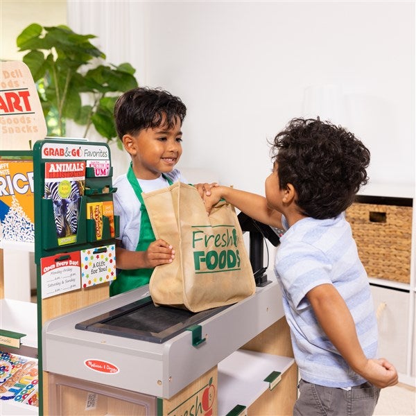 Melissa & Doug Fresh Mart Grocery Store Toy Playset
