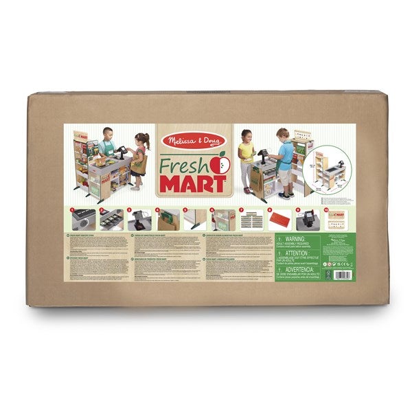 Melissa & Doug Fresh Mart Grocery Store Toy Playset
