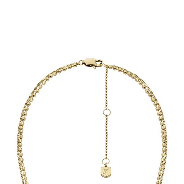 Fossil Sutton Gold Evil Eye Double Necklace