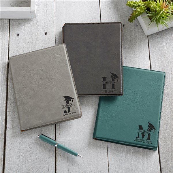 Grad Lavish Name Personalized Full Pad Portfolios