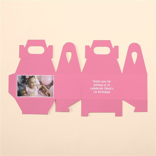 Party Photo Personalized Favor Boxes