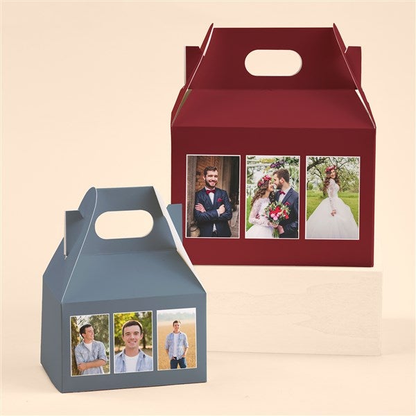 Party Photo Personalized Favor Boxes