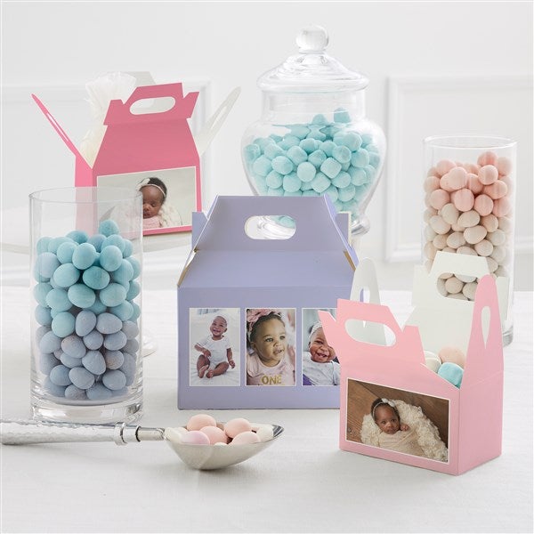 Party Photo Personalized Favor Boxes