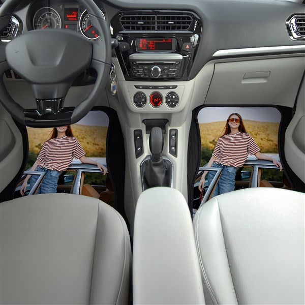 Photo Personalized Front Car Mat Set