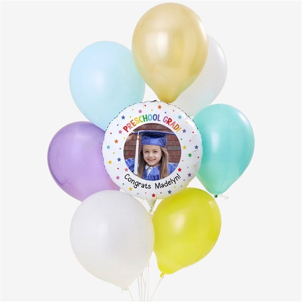 Kindergarten Graduation Personalized 18" Foil Photo Balloon