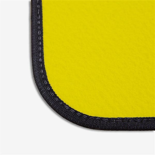 Racing Stripes Personalized Front Car Mat Set