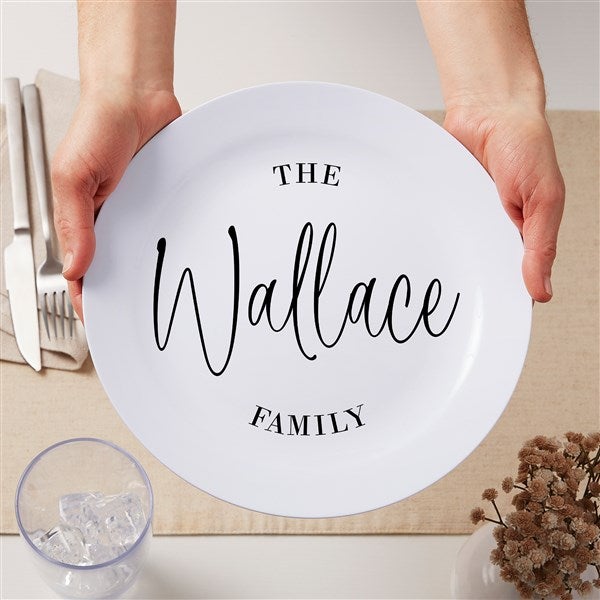 Family Name Personalized 10" Polymer Plate