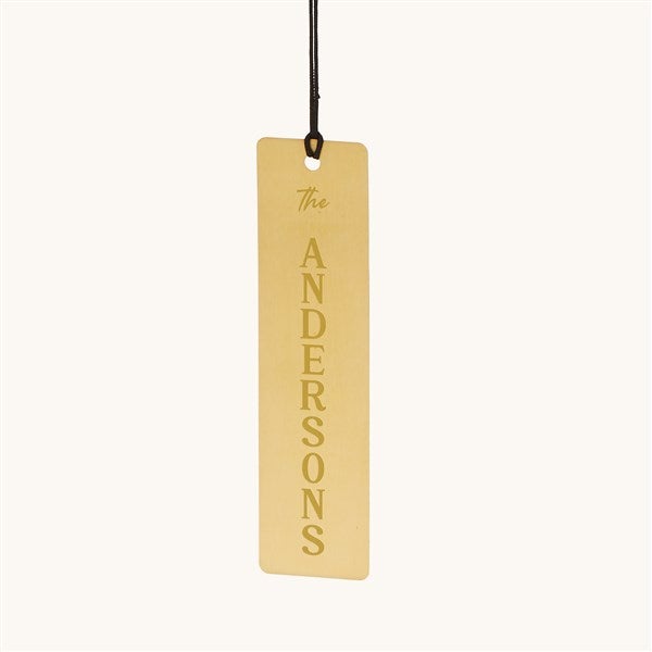 Vertical Family Name Personalized Temple Bells Wind Chime