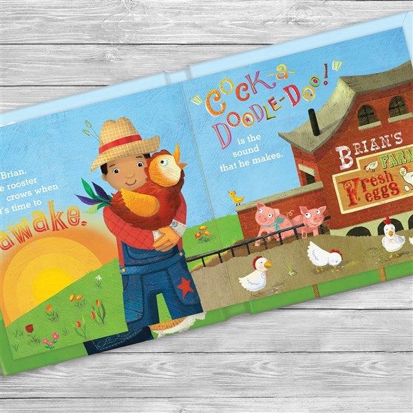 My Farm Friends Personalized Board Book