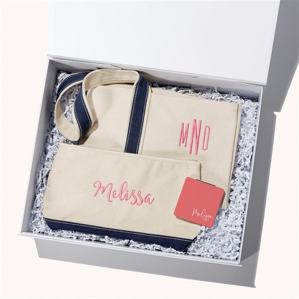 Stylish Essentials Personalized Tote Bag Gift Set