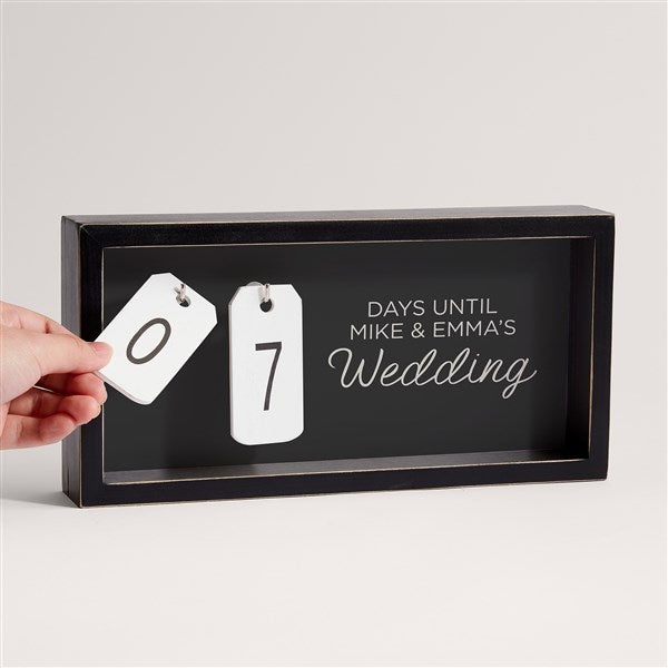 Days Until The Big Day Personalized Countdown Calendar