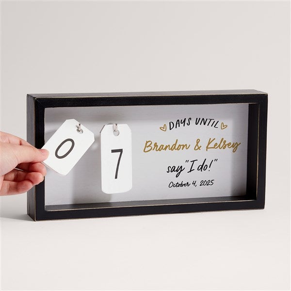 Wedding Personalized Countdown Calendar
