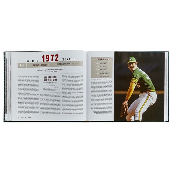 The World Series Personalized Leather Book