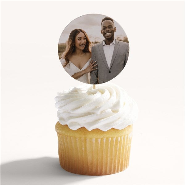 Party Photo Personalized Cupcake Topper