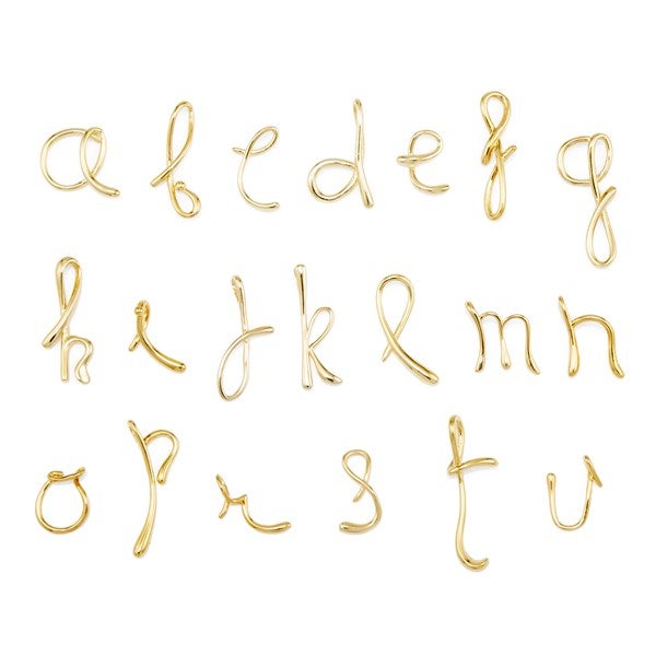 Custom Personalized Gold Initial Necklace