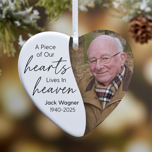 Held In My Heart Personalized Memorial Heart Ornament