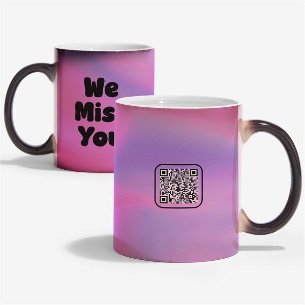 Personalized Color Changing Coffee Mug with Video QR Code
