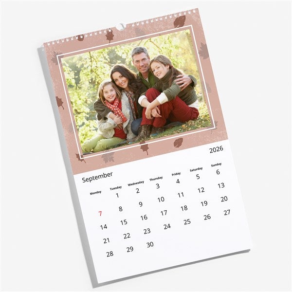 Pretty Patterns Photo Full Page Wall Calendar