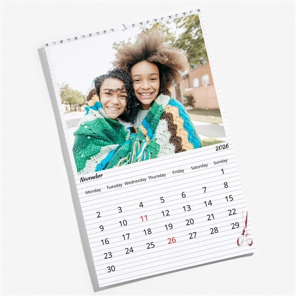 Paper Designs Photo Full Page Wall Calendar