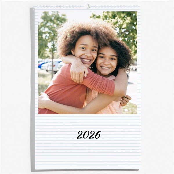 Paper Designs Photo Full Page Wall Calendar