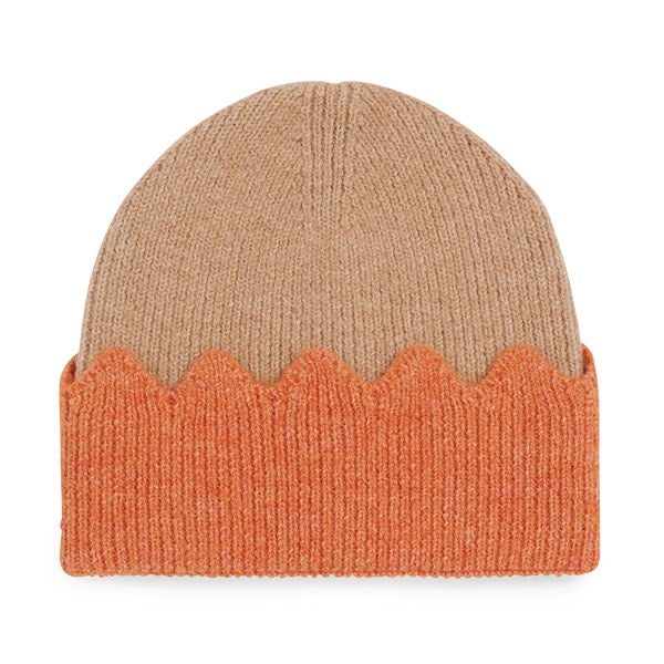 Melody Scallop Knit Beanie Hat
