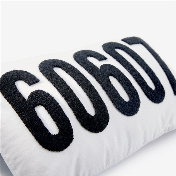 Personalized Punch Needle Zip Code Pillow